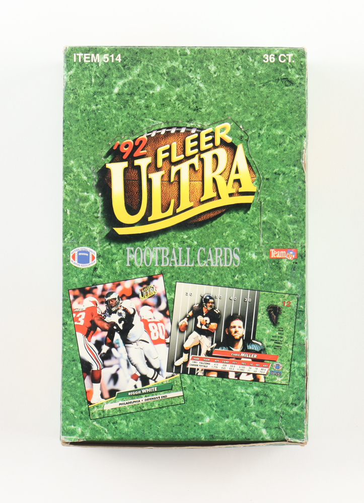 1992 Fleer Ultra Football Hobby Box with (36) Packs | Pristine Auction