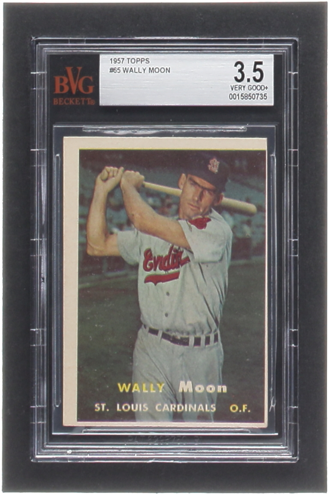 Wally Moon 1957 Topps #65 (BVG 3.5) | Pristine Auction