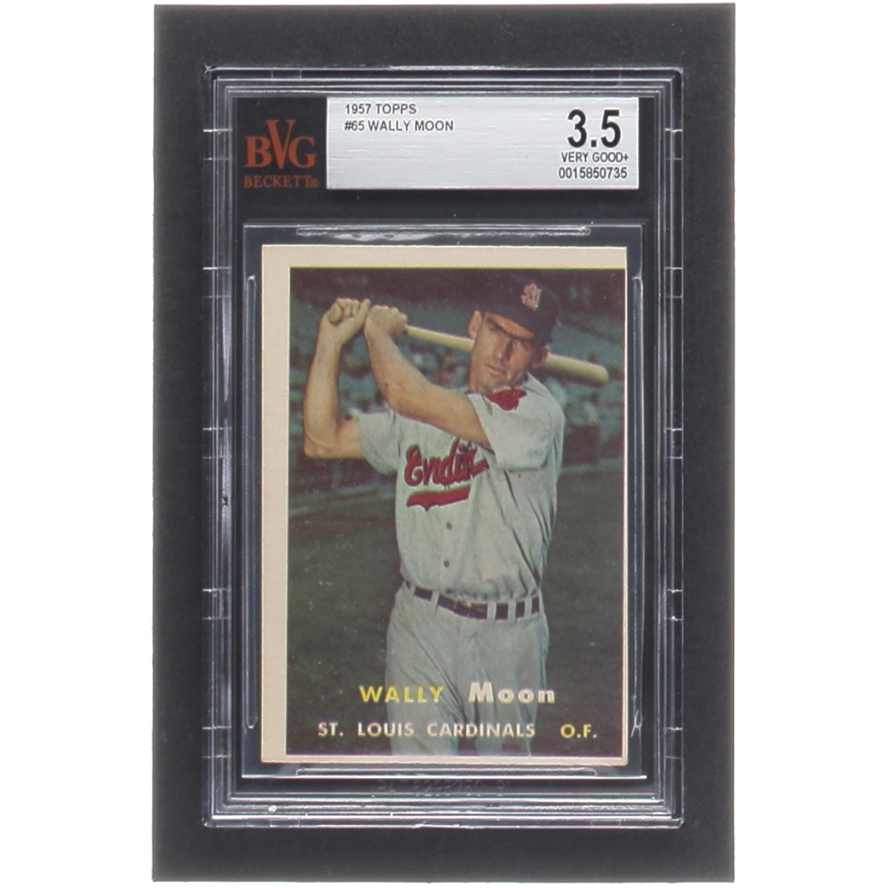 Wally Moon 1957 Topps #65 (BVG 3.5) | Pristine Auction