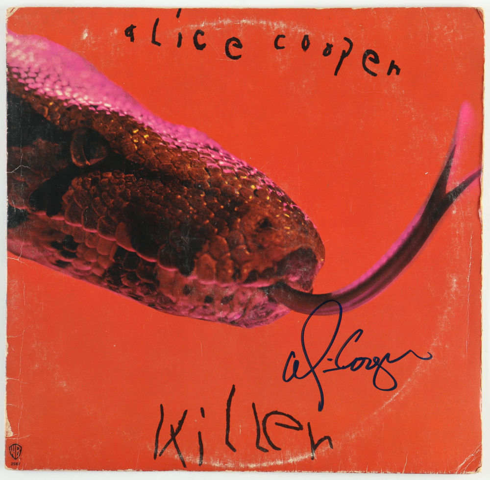 Alice Cooper Signed "Killer" Vinyl Record Album (Beckett) | Pristine ...
