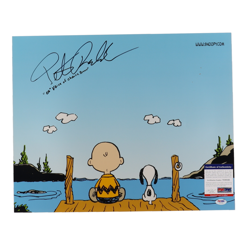 Peter Robbins Signed 16x20 Photo Inscribed "OG Voice of Charlie Brown ...