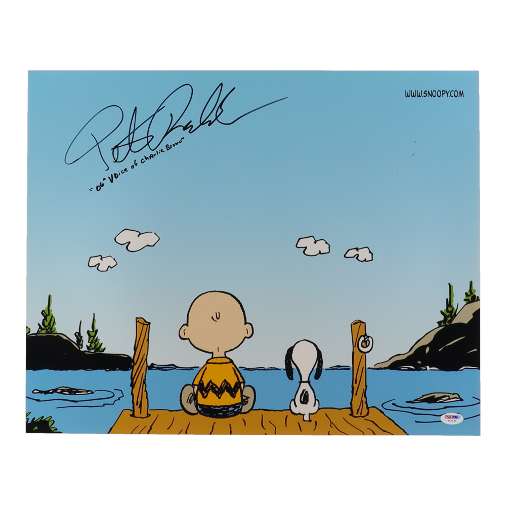 Peter Robbins Signed 16x20 Photo Inscribed "OG Voice of Charlie Brown ...