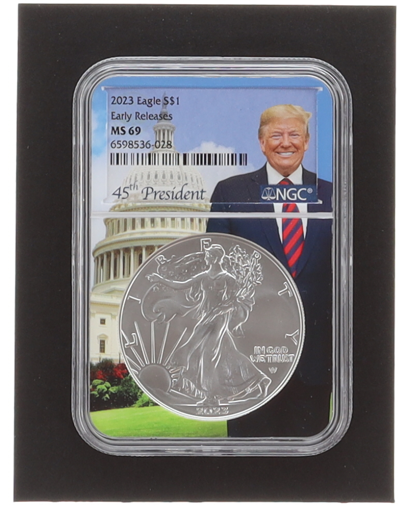 2023-S American Silver Eagle Dollar - Early Releases - Donald Trump ...