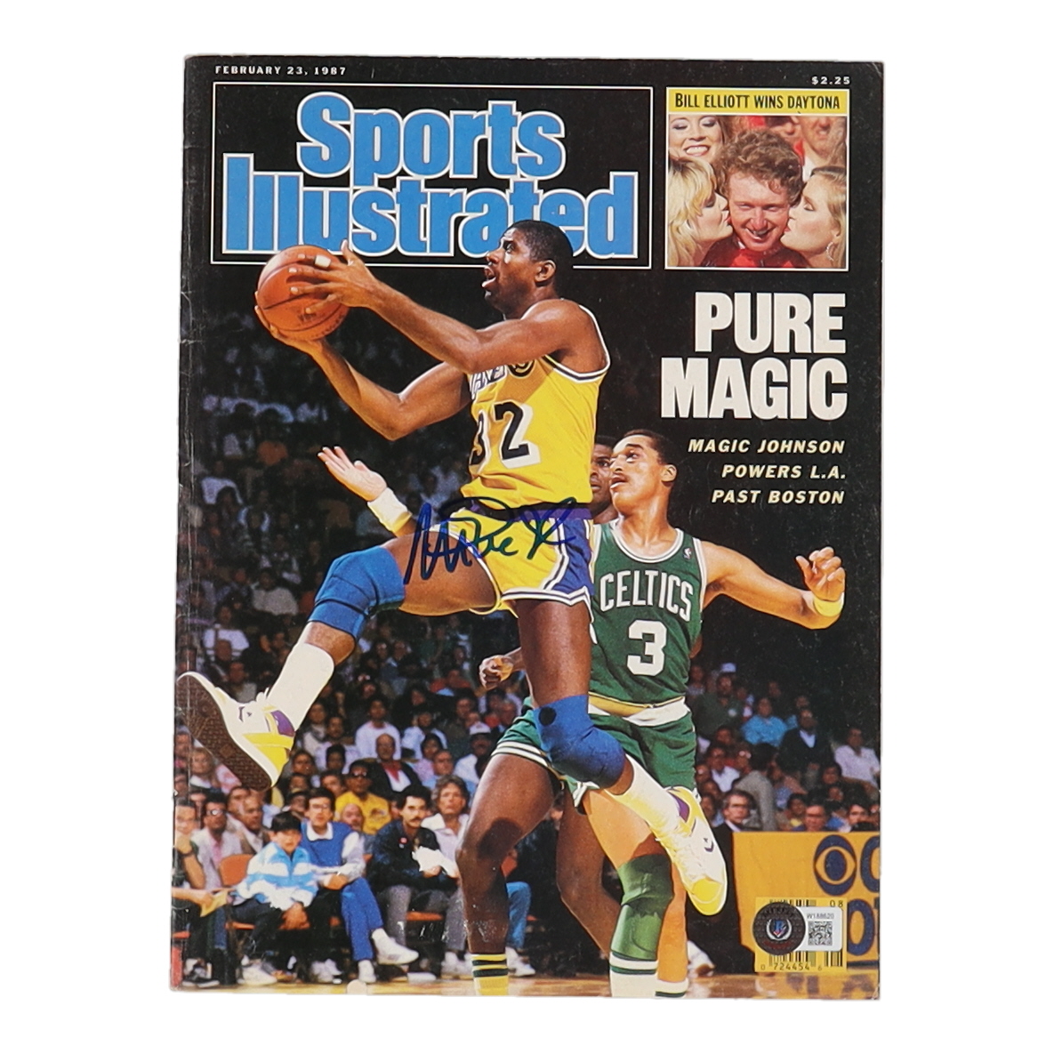 Magic Johnson Signed 1987 "Sports Illustrated" Magazine (Beckett ...