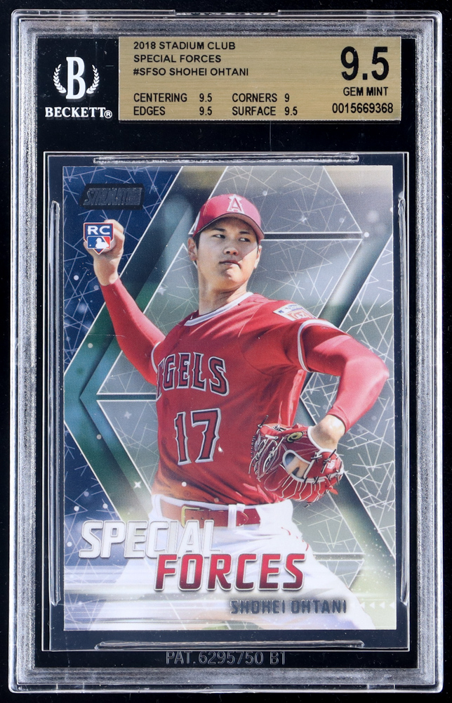 Shohei Ohtani 2018 Stadium Club Special Forces #SFSO RC (BGS 9.5 ...