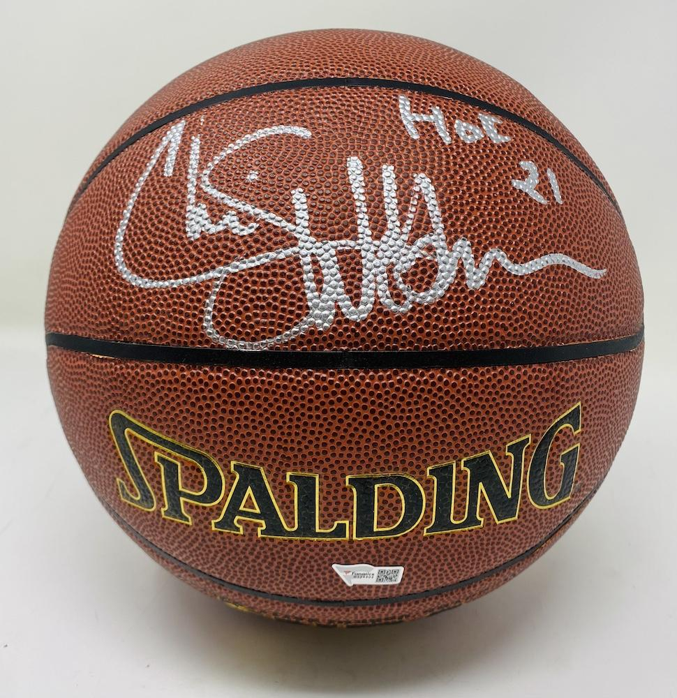 Chris Webber Signed Official NBA Game Ball Inscribed "HOF 21" (Fanatics ...