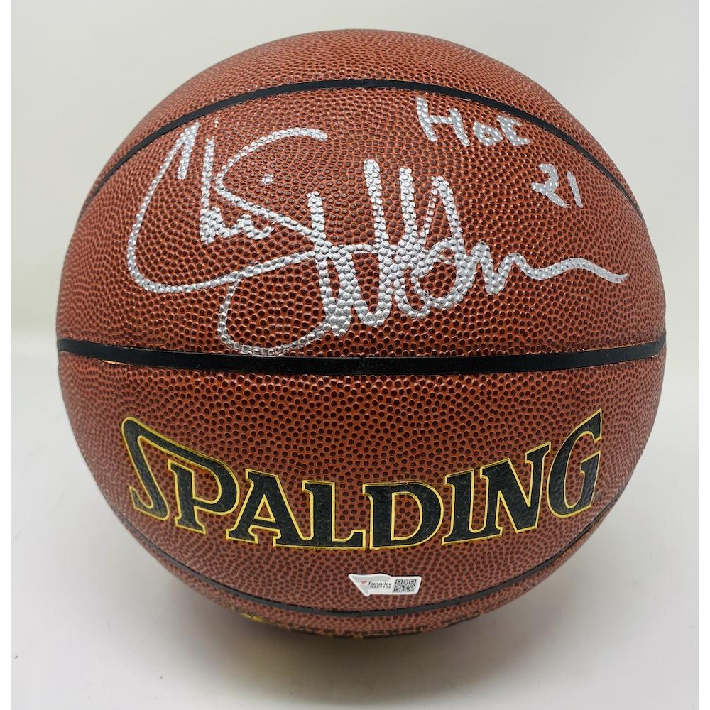 Chris Webber Signed Official NBA Game Ball Inscribed "HOF 21" (Fanatics ...