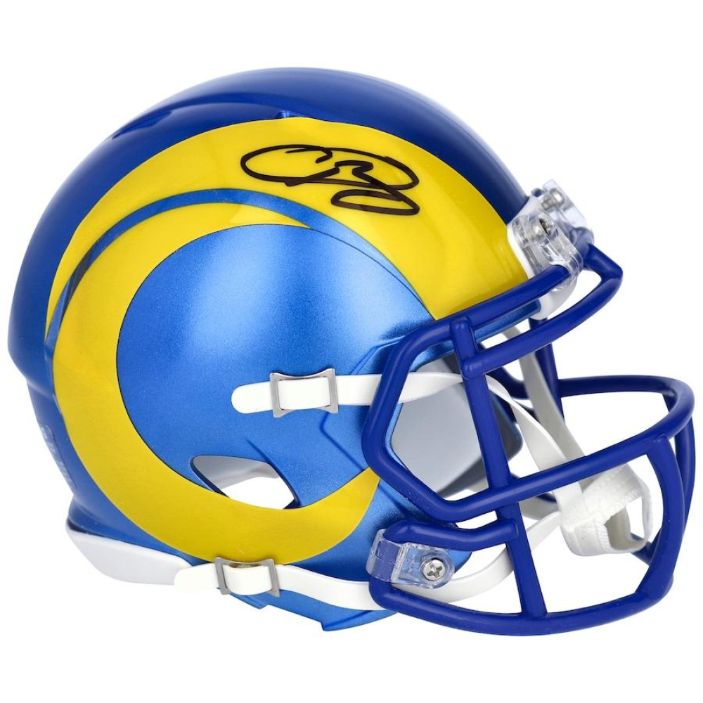 Odell Beckham Jr. Signed Rams Speed Mini Helmet (Fanatics) | Pristine ...