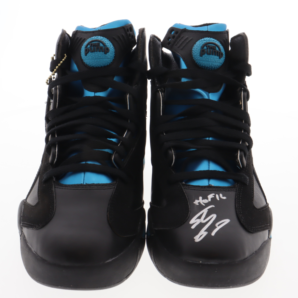 Shaquille O'Neal Signed Pair of Reebok Pump Shaq Attaq Shoes Inscribed ...