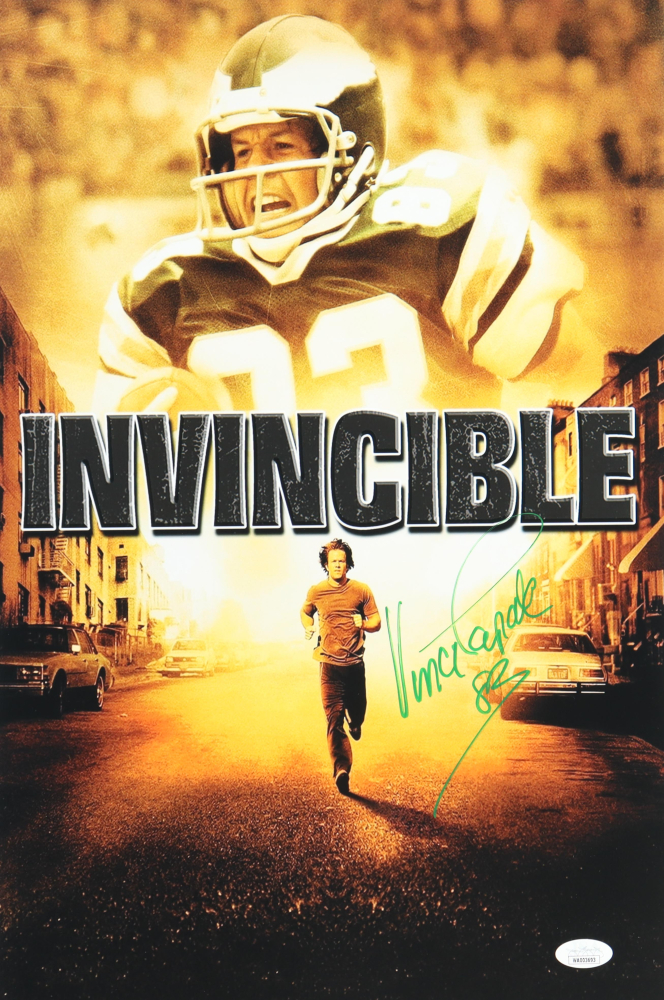 Vince Papale Signed "Invincible" 11x17 Photo (JSA & Gameday) | Pristine ...