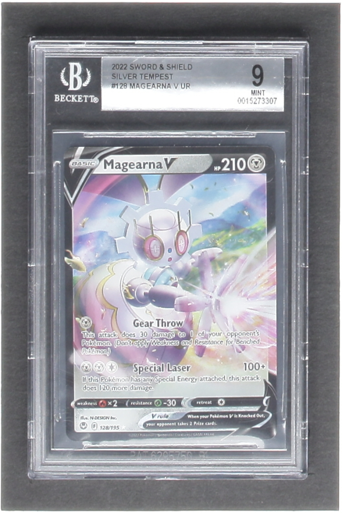 Magearna V 2022 Pokemon Sword and Shield Silver Tempest #128 (BGS 9) | Pristine Auction