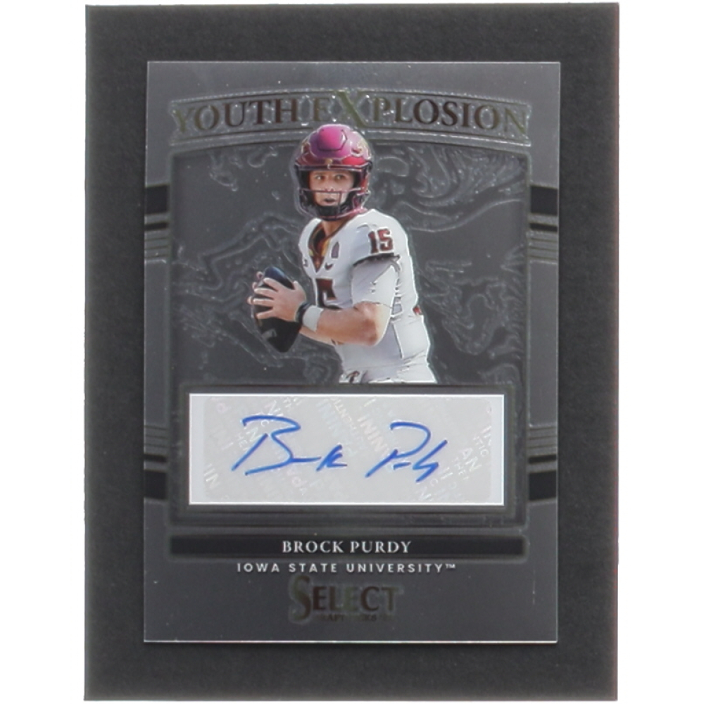Brock Purdy 2022 Select Draft Picks Youth Explosion Signatures #5 RC ...