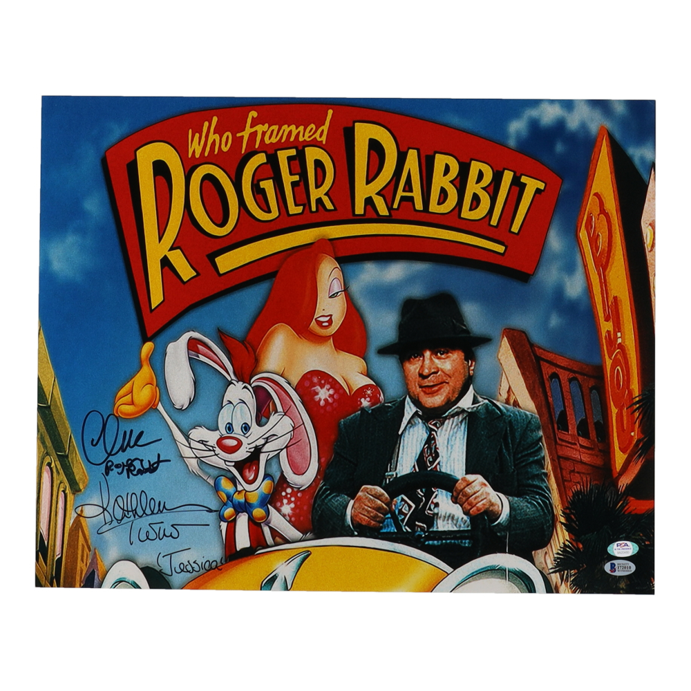 Charles Fleischer & Kathleen Turner Signed "Who Framed Roger Rabbit ...