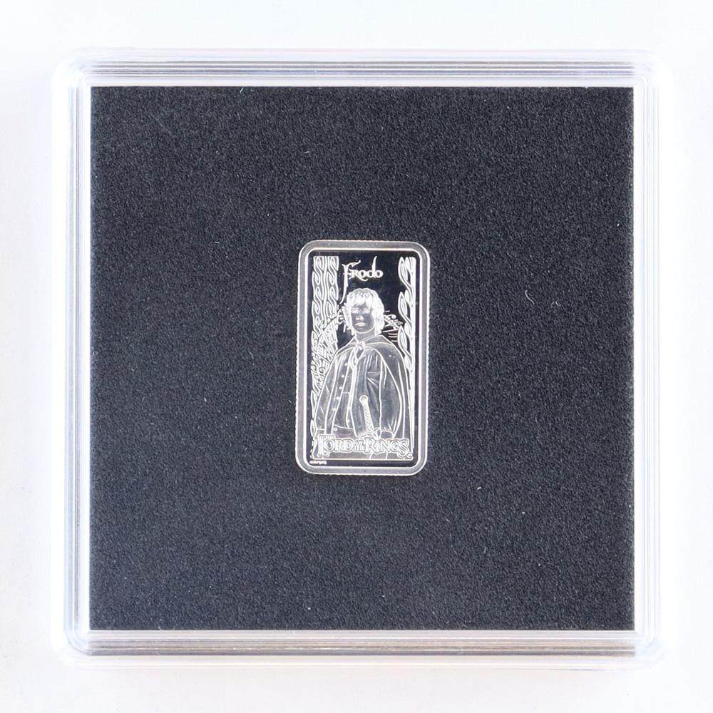 2023 "The Lord of the Rings" Frodo Baggins 2.5 G .999 Fine Silver Bar ...