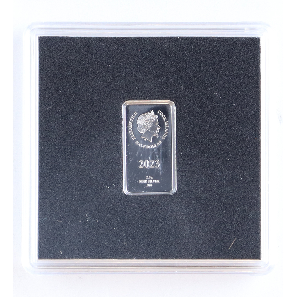 2023 "The Lord of the Rings" Frodo Baggins 2.5 G .999 Fine Silver Bar ...