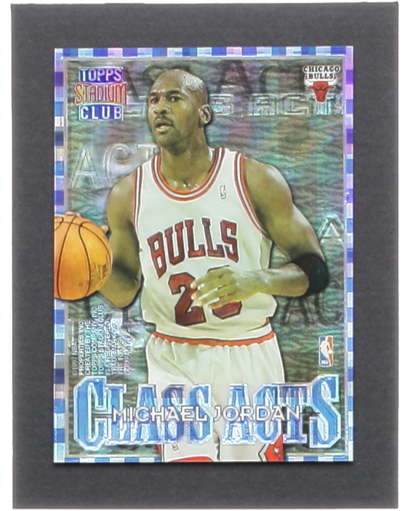 Michael Jordan 1996 Stadium Club #CA1 Class Acts - Atomic Refractor (w ...