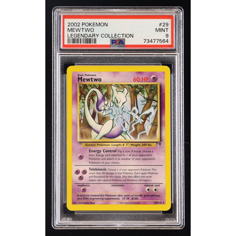 Mewtwo 2002 Pokemon Legendary Collection #29 (PSA 9) | Pristine Auction