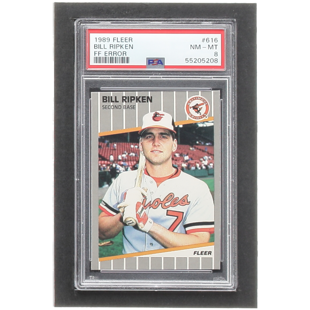 Billy Ripken 1989 Fleer #616 F@#! FACE Error (PSA 8) | Pristine Auction