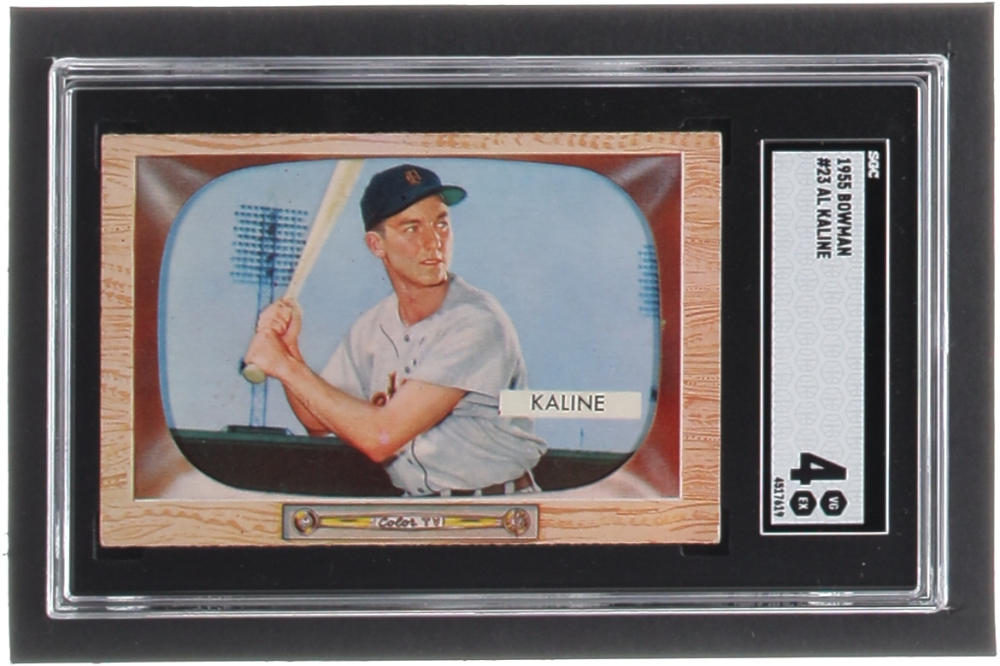 Al Kaline 1955 Bowman #23 (SGC 4) | Pristine Auction