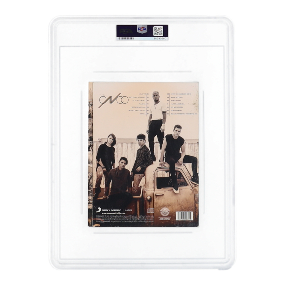 "CNCO" DVD Cover Signed by (5) with Richard Camacho, Erick Brian Colon ...