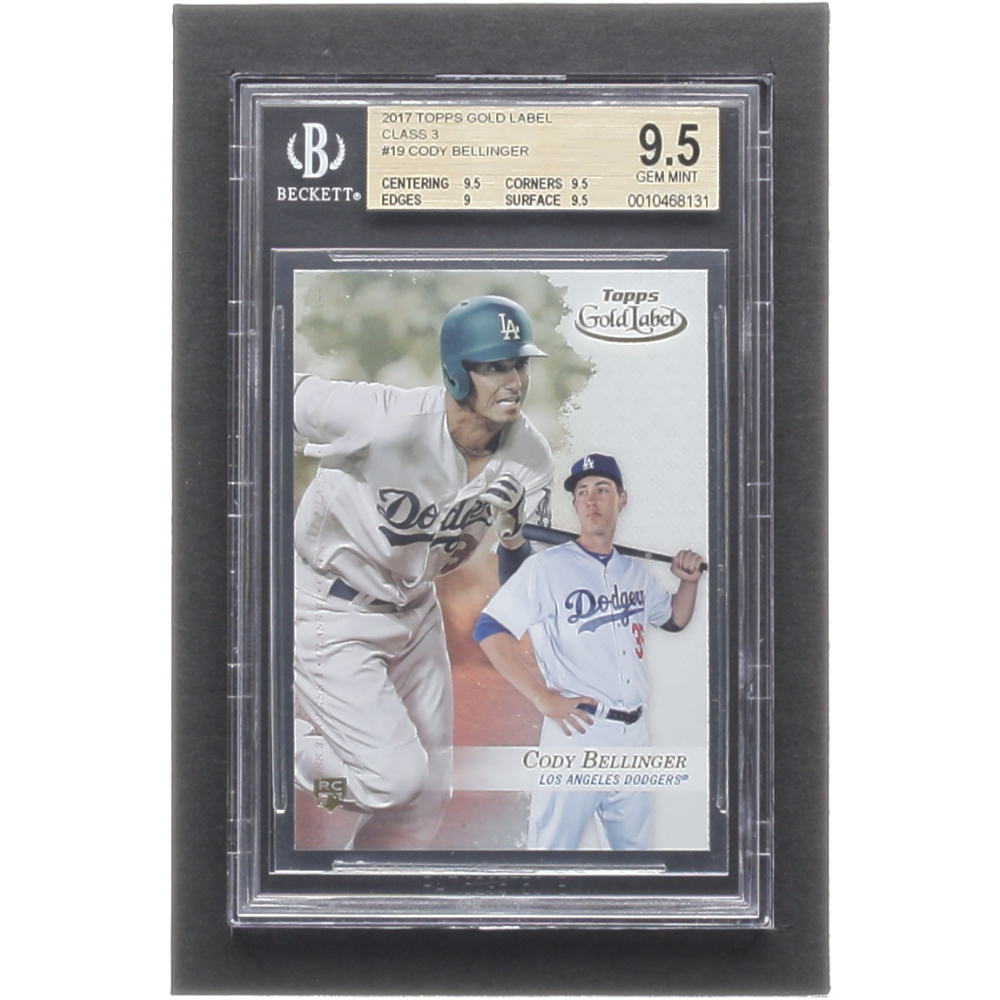 Cody Bellinger 2017 Topps Gold Label Class 3 #19 RC (BGS 9.5 ...