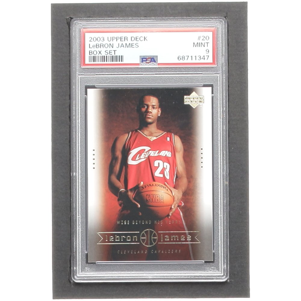 LeBron James 2003 Upper Deck LeBron James Box Set #20 (PSA 9 ...