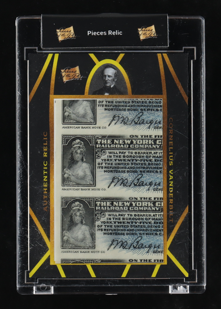 Cornelius Vanderbilt 2022 Pieces of the Past Jumbo Relic #4 | Pristine ...
