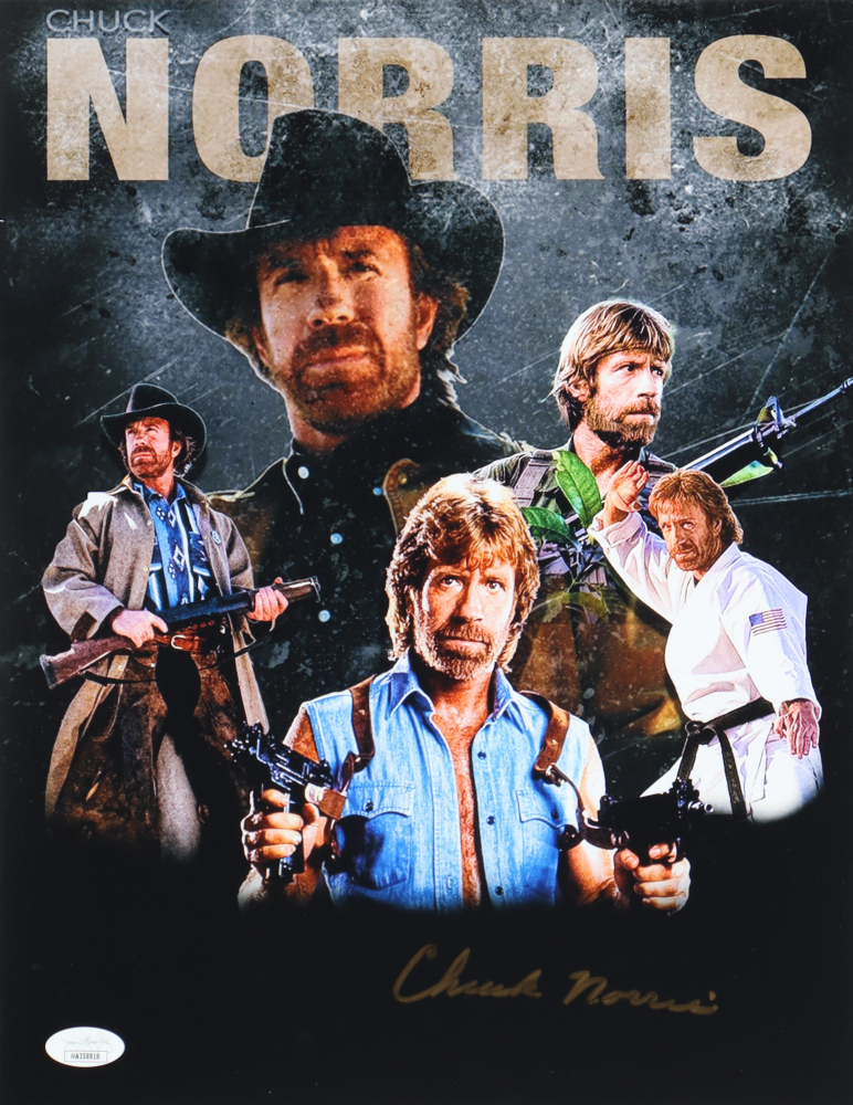 Chuck Norris Signed 11x14 Photo (JSA) | Pristine Auction