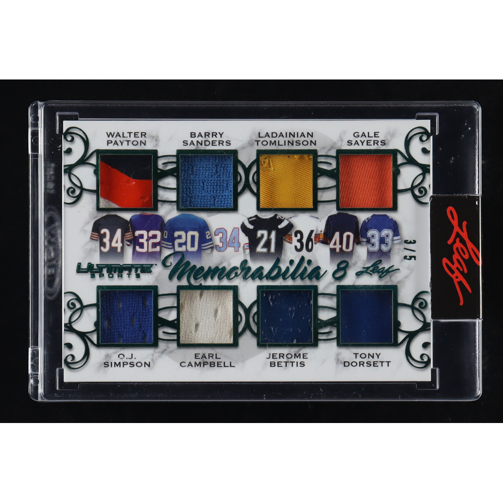 Walter Payton / Barry Sanders / Ladanian Tomlinson / Gale Sayers / O. J ...