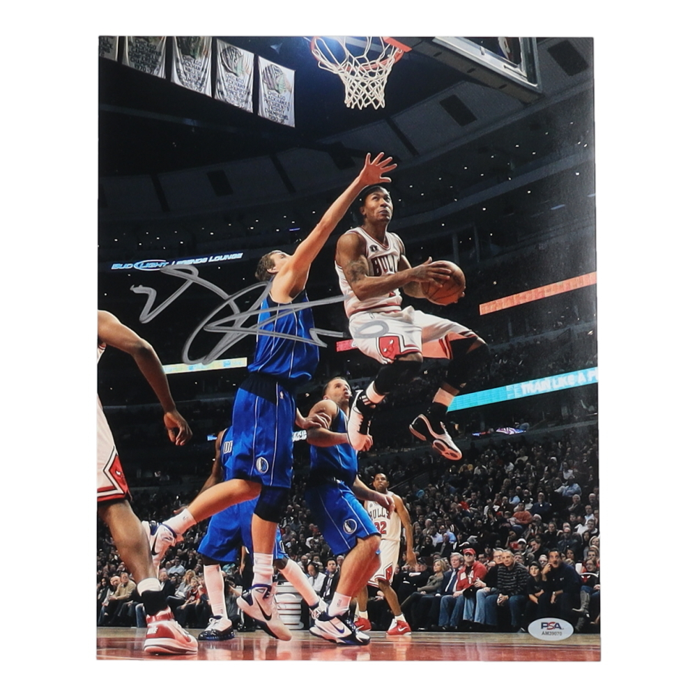Derrick Rose Signed Bulls 11x14 Photo (PSA) | Pristine Auction