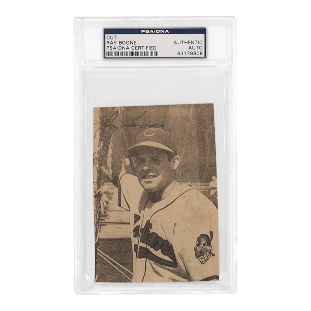 Ray Boone Signed Cut (PSA) | Pristine Auction