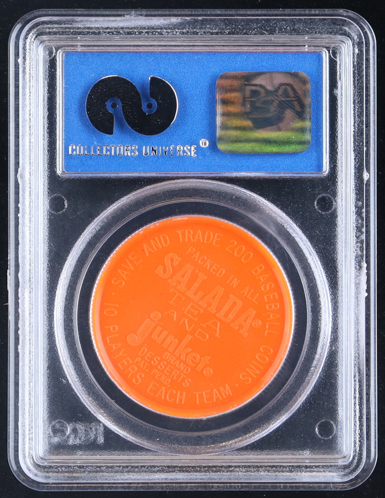 Hank Aaron 1962 Salada Coins #180 (PSA 7) | Pristine Auction