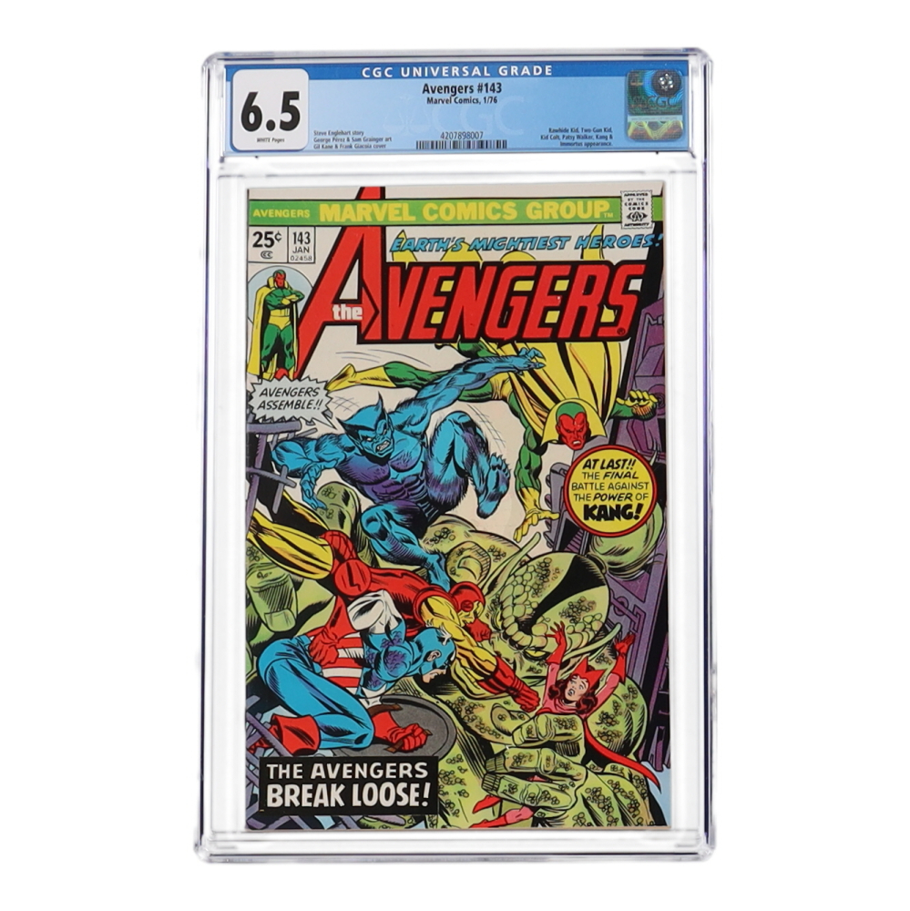 1976 "Avengers" #143 Marvel Comic Book (CGC 6.5) | Pristine Auction
