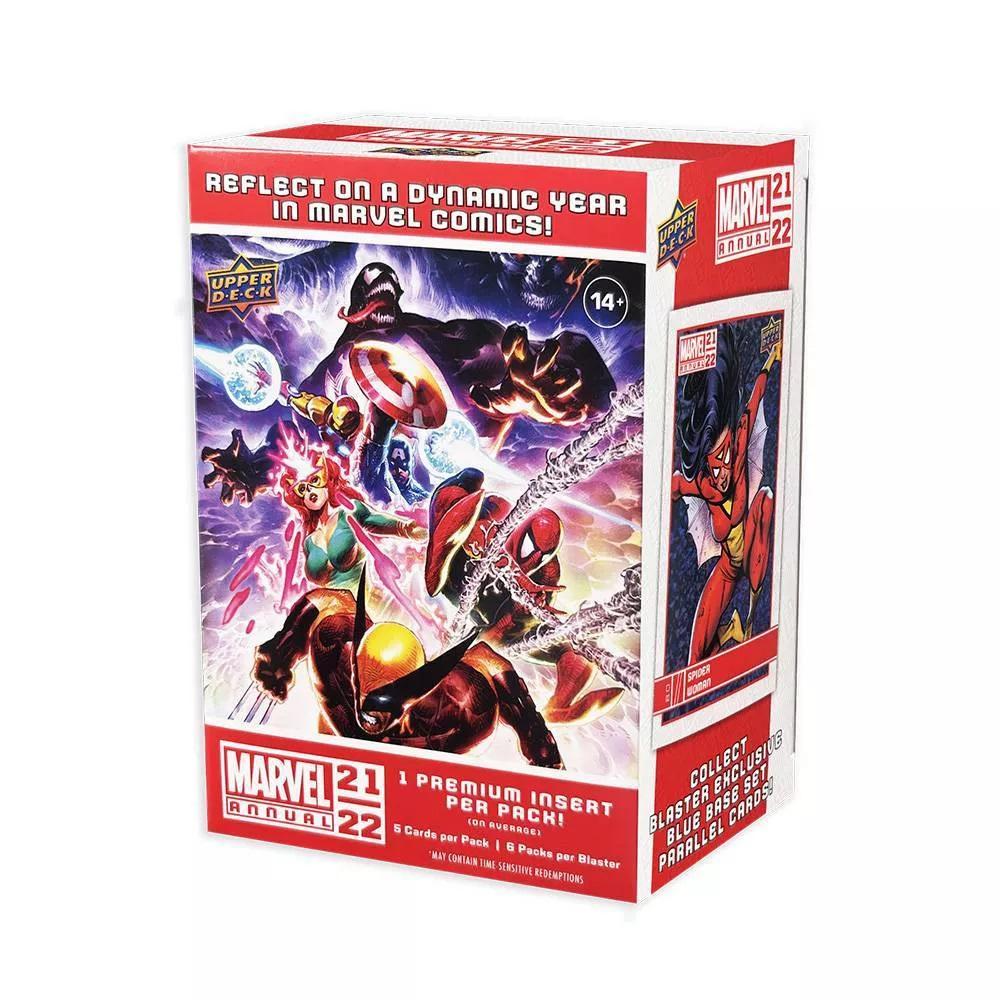 2021-22 Marvel Upper Deck Annual Blaster Box with (6) Packs | Pristine ...