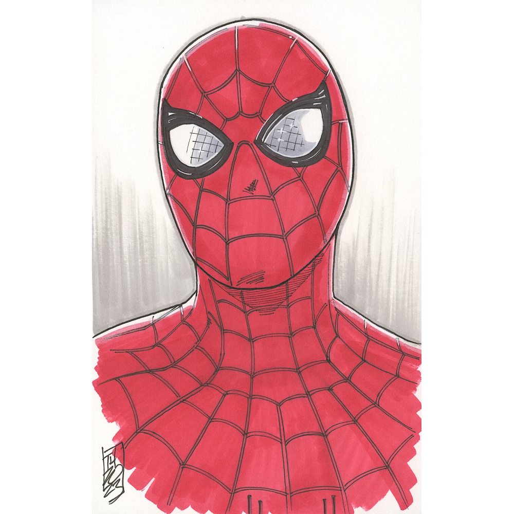 Spider-Man | Marvel Comics - Signed ORIGINAL Drawing by Tom Hodges (1/1 ...
