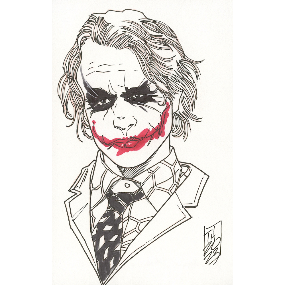 Heath Ledger Drawings