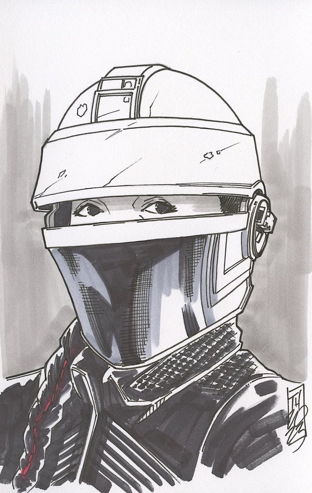 Fennec Shand | Star Wars - Signed ORIGINAL Drawing by Tom Hodges (1/1 ...