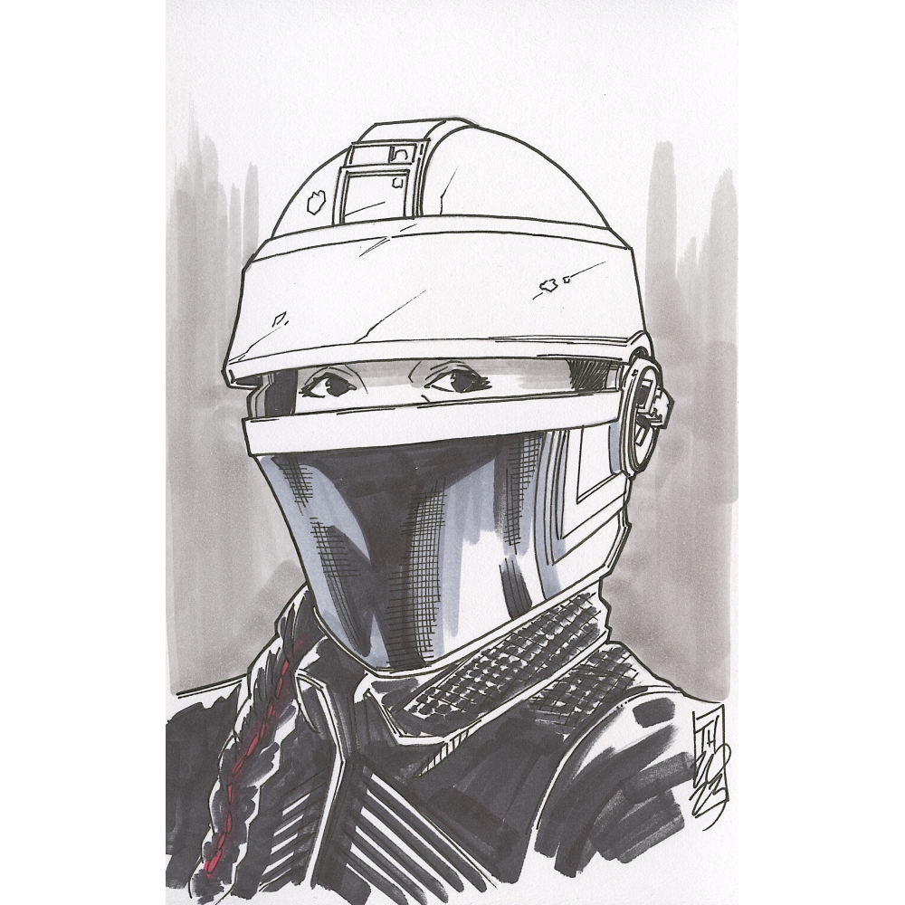 Fennec Shand | Star Wars - Signed ORIGINAL Drawing by Tom Hodges (1/1 ...