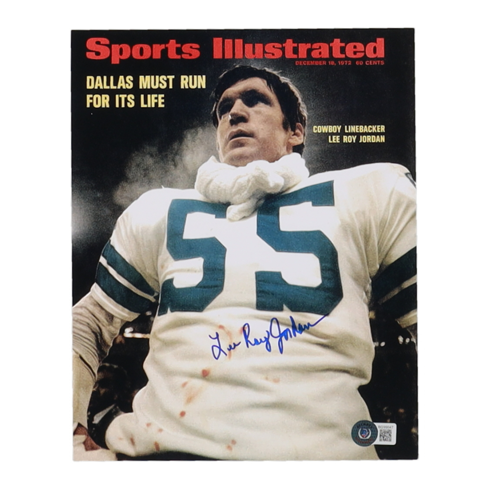 Lee Roy Jordan Signed Cowboys 8x10 Photo (Beckett) | Pristine Auction