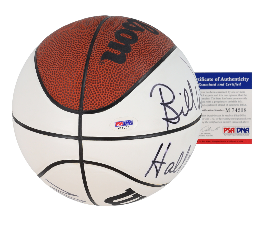 Bill Walton Signed NBA Official Game Mini Basketball with Multiple ...