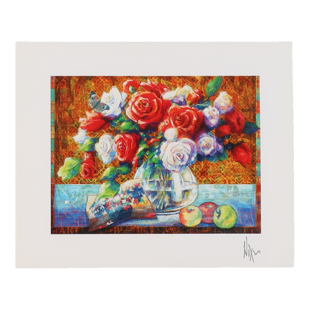 Peter Nixon Signed "Flower Study - Gaugin" 10x12 Lithograph (Park West ...