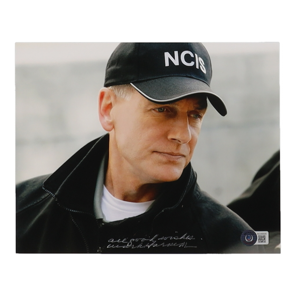 Mark Harmon Signed "NCIS" 8x10 Photo Inscribed "All Good Wishes ...