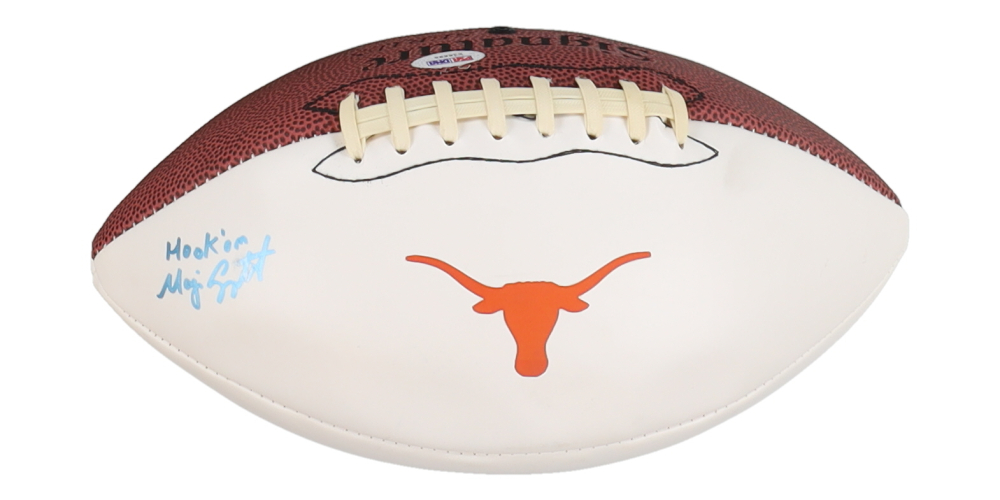 Major Applewhite Signed Texas Longhorns Logo Football Inscribed "Smash ...