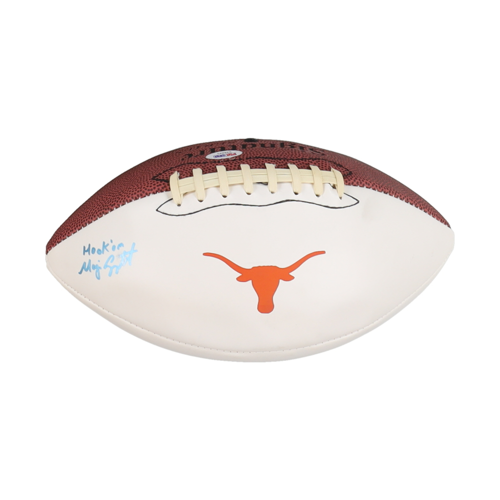 Major Applewhite Signed Texas Longhorns Logo Football Inscribed "Smash ...