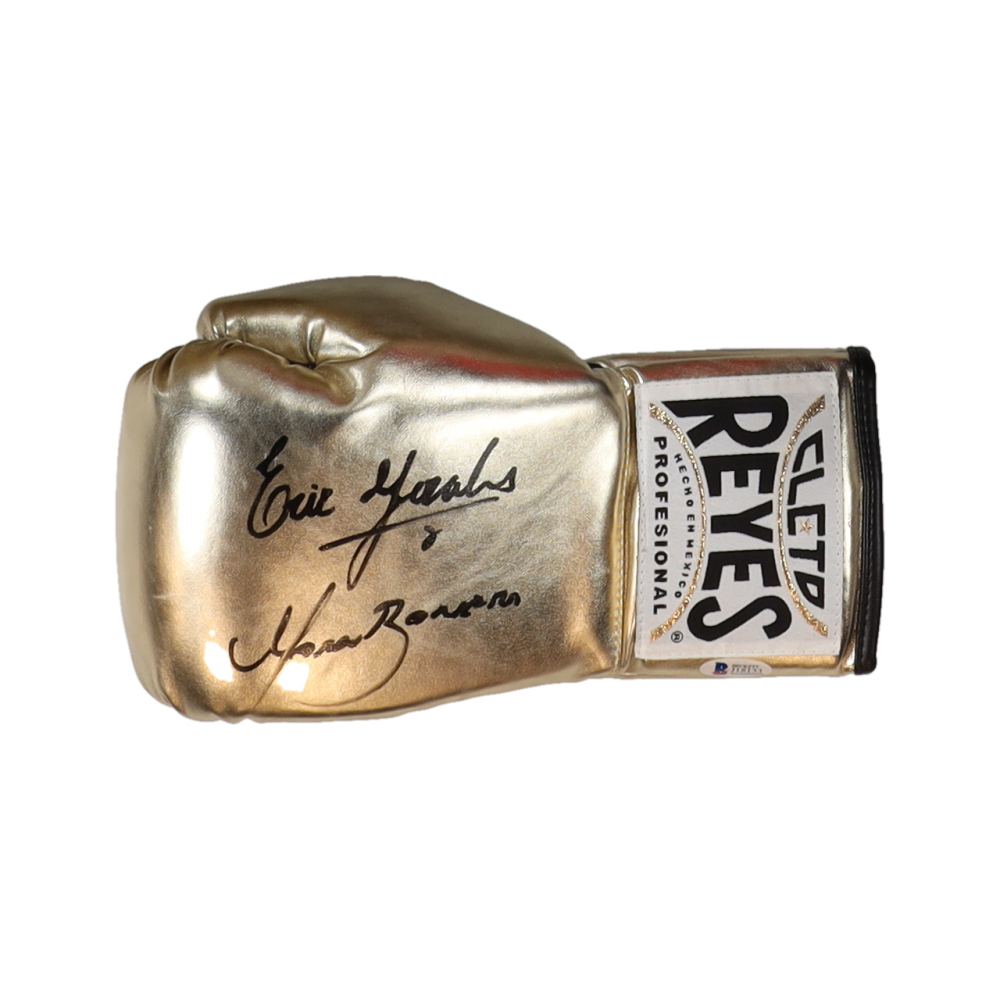 Marco Antonio Barrera & Erik Morales Signed Cleto Reyes Boxing Glove ...
