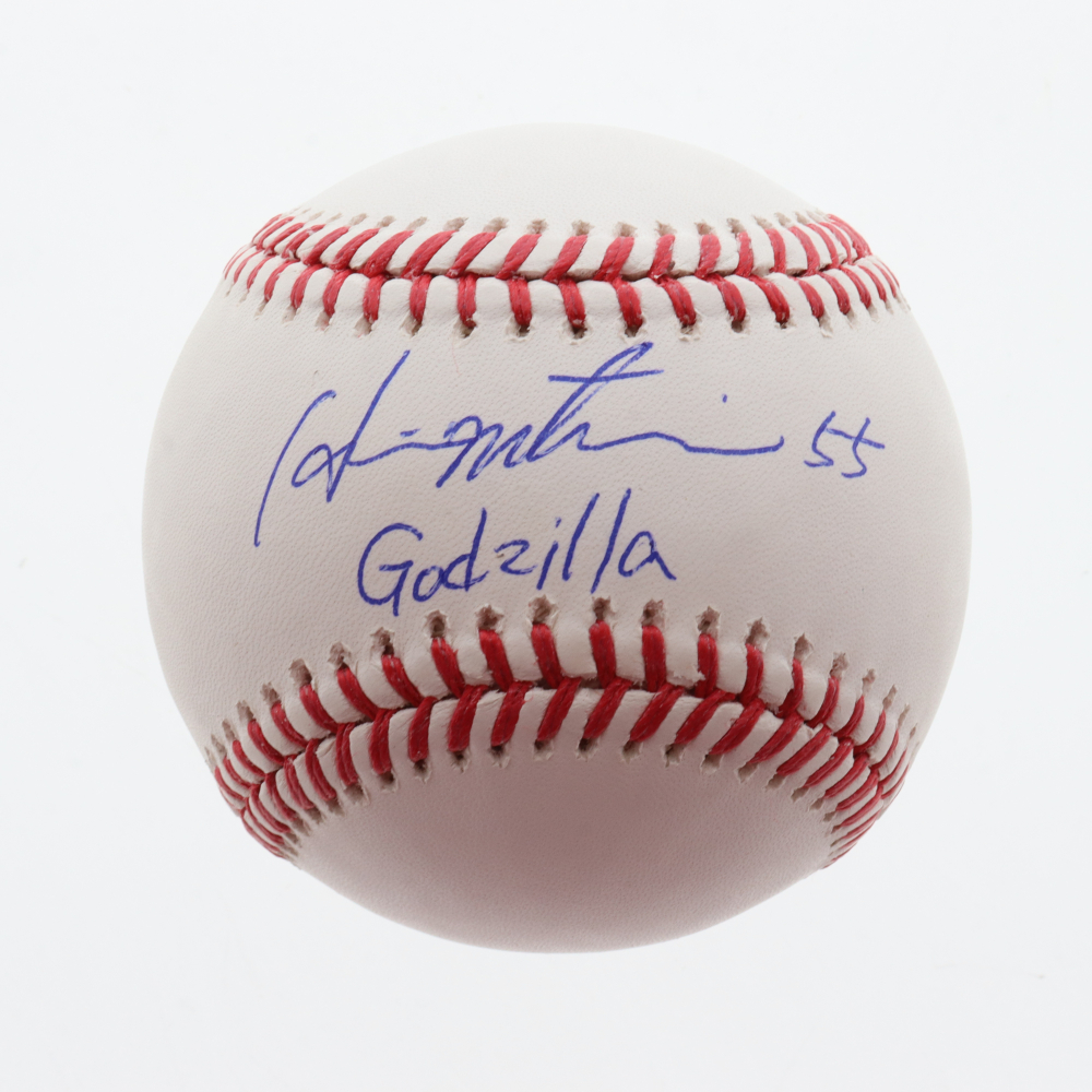 Hideki Matsui Signed OML Baseball Inscribed "Godzilla" (JSA) | Pristine ...