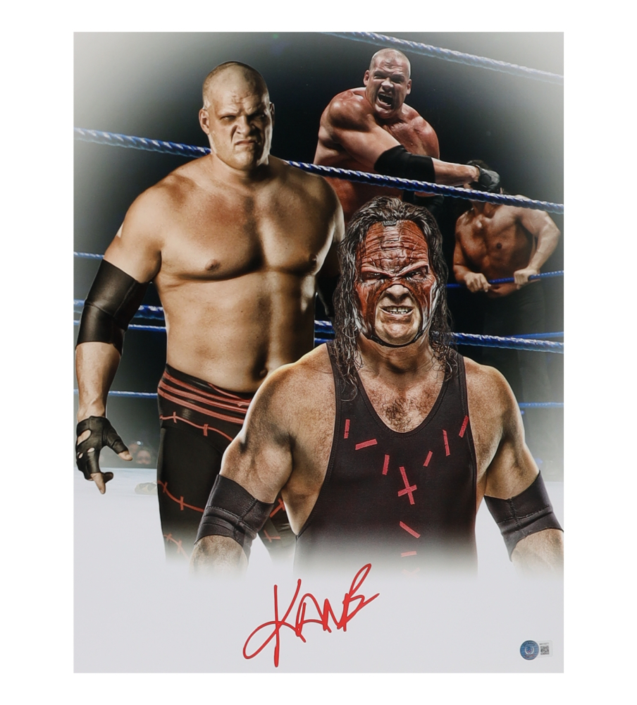 Kane Signed WWE 16x20 Photo (Beckett) | Pristine Auction