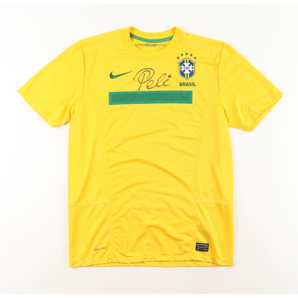 Pele Signed Brazil National Team Jersey (JSA) | Pristine Auction