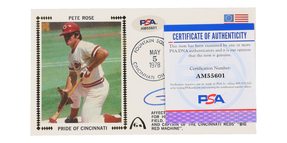 Pete Rose Signed 1978 FDC Envelope (PSA) | Pristine Auction
