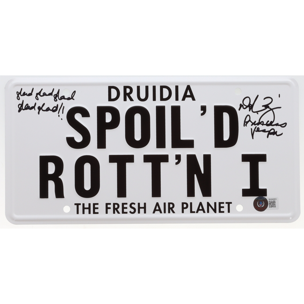 Daphne Zuniga Signed "Spaceballs" Replica License Plate with Multiple ...